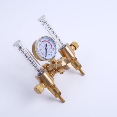 Cina Regulatore di argon ad alta pressione doppio misuratore di flusso di CO2 per il collegamento a gas di saldatura Mig Tig in vendita