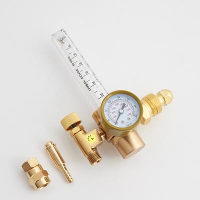 中国 ガスの減量器 CGA320 CGA580 入口接続 TIG 溶接機 MIG 溶接計 CO2 流量計 アルゴン調節器 販売のため