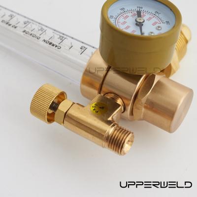 China Eensaagse CO2-argongasregulator TIG MIG Stroommeter 0-4000 psi Drukmeter Te koop
