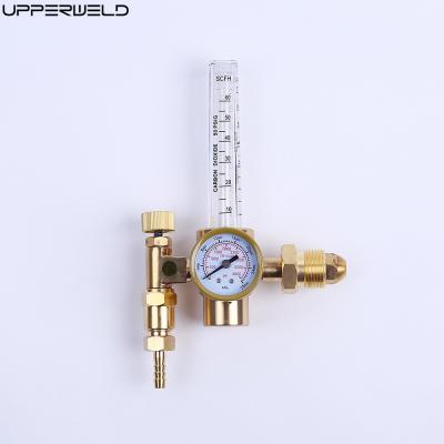 China Suporte OBM personalizado Regulador de pressão de gás do argon CO2 de duplo estágio para soldadora Tig Mig à venda