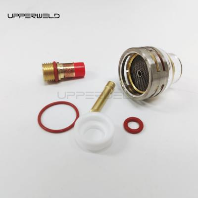 中国 1.6mm TIG 溶接タッチ ガラス 14 カップ コレットと WP920 溶接用ノズル 販売のため