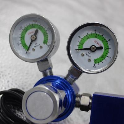 China Groene gasreducer dubbelstadium CO2-regulator solenoïde klep voor aquarium vis tank Te koop