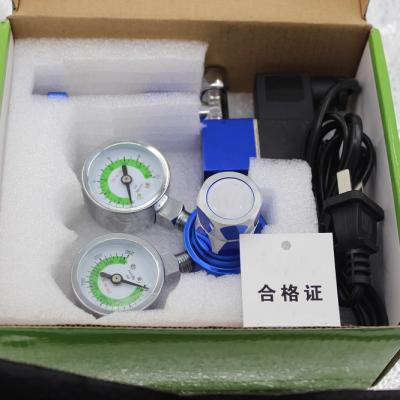 China Groene gasreducer dubbelstadium CO2-regulator solenoïde klep voor aquarium vis tank Te koop