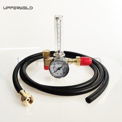 Cina Misuratore di flusso in rame pieno oro per regolatore di gas MIG TIG per argon/CO2 nell'industria della saldatura in vendita