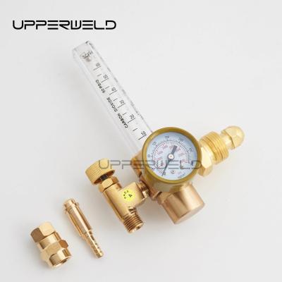 China Mini CO2/Argon Flowmeter Regulador de gases industriais com construção em latão amarelo à venda