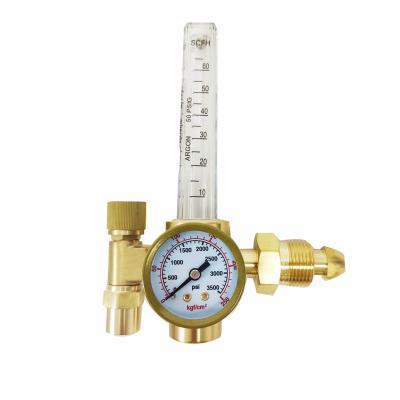 China Mini CO2/Argon Flowmeter Regulador de gases industriais com construção em latão amarelo à venda