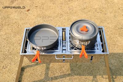 Cina Finitura pulita Grill esterno portatile da barbecue Grill pieghevole in acciaio inossidabile Grill senza fumo in vendita