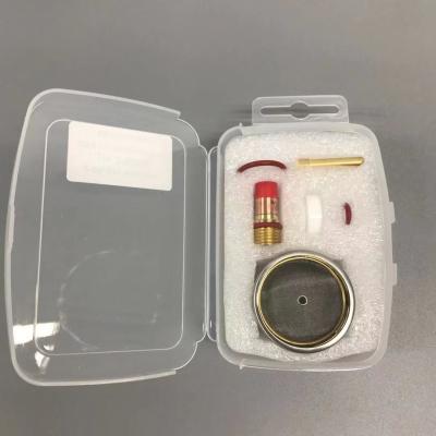 Cina WP-17/18/26 TIG accessori di torcia di saldatura 24 Champagne Clear Nozzle Kit con protezione in vendita