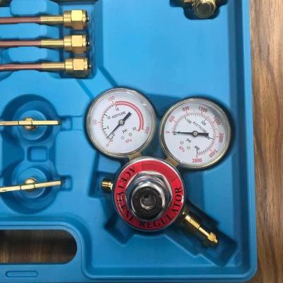 China Draagbaar snij- en lasgastoortset zuurstof-acetyleensweisgereedschap met een capaciteit van 6 kg Te koop