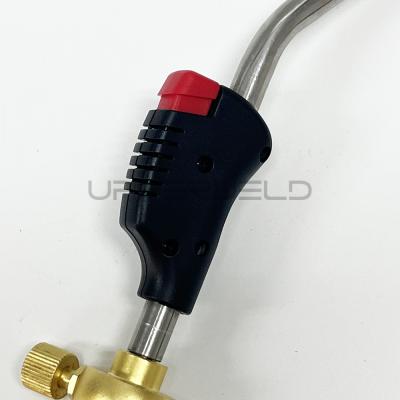 China Trigger start gas lassen propaan fakkelkop voor handgestookte cilinder soldering brazen Te koop