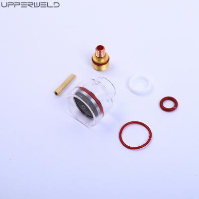 中国 スタッビーガスのレンズ 10 ピエールガラスカップ WP-17/18/26 Tig 溶接タッチのためのクリアノズルキット 販売のため