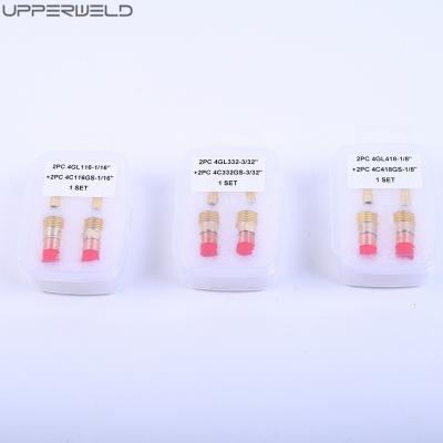 Cina WP-17/18/26 Lenti a gas stubby 10 Pyrex Coppa di vetro Tig Kit di torcia di saldatura per accessori TIG in vendita