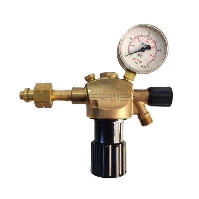 China Regulador de CO2/Argão de calibre único preto e amarelo para regulação padrão da pressão do gás à venda