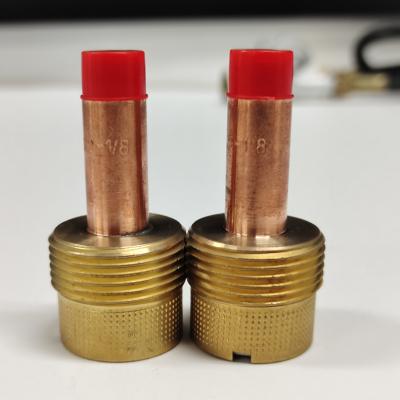 Cina TIG Gas Lens Collet Kit 45V116 1/16' 45V64 3/32' 995795 1/8' per WP17 18 26 Torcia in vendita