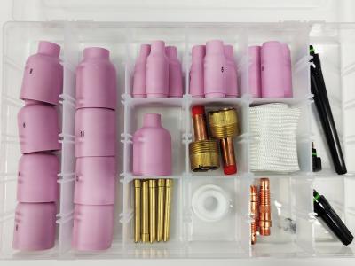 Cina TIG Gas Lens Collet Kit 45V116 1/16' 45V64 3/32' 995795 1/8' per WP17 18 26 Torcia in vendita