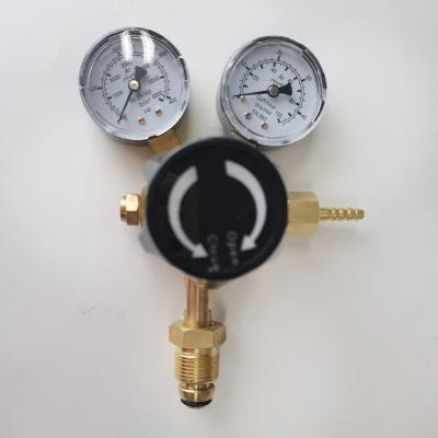Cina ODM Supported British Style Argon Gas Regulator Dual Co2 Flowmeter per saldatura ad alta pressione Mig Tig in vendita