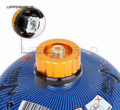 Cina 0.05KG Canister di butano Adapter Camper stufa a gas Valve Cassetta Convert Adapter connettore in vendita