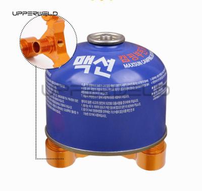 Cina Attrezzi per campeggio all'aperto Collegatore di cilindro di gas a base triangolare resistente Adaptatore di serbatoio di propano in vendita