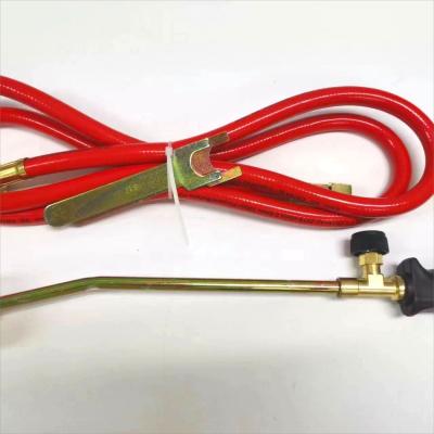 Cina Nozzolo da 50 mm UP1150 Bruciatore di erbaccia Bruciatore di gas Portatore a mano Torcia di riscaldamento a gas con metodo di confezione in scatola di carta in vendita