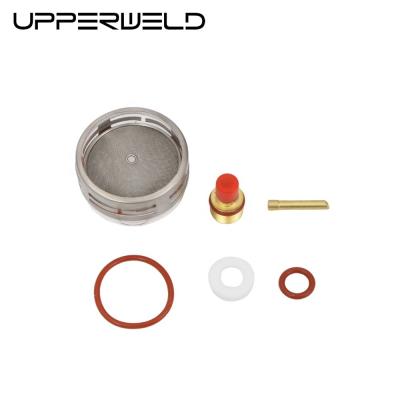 Cina 2.4mm TIG Consumabili di saldatura Kit di coppe di vetro Pyrex per WP9 20 Supporto ODM personalizzato in vendita