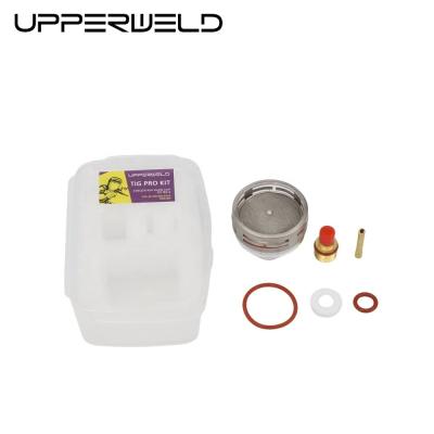 Cina 2.4mm TIG Consumabili di saldatura Kit di coppe di vetro Pyrex per WP9 20 Supporto ODM personalizzato in vendita