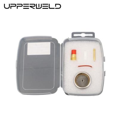 Cina WP9 20 Torcia di saldatura Kit di coppe di vetro Pyrex 16 54NQCN 2.4MM Lente a gas Cuneo Collezione facile in vendita