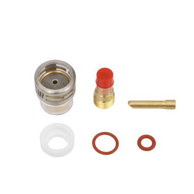 Cina Kit di coppe di vetro Pyrex per lenti a gas per la collezione 2.4 mm Chiara per WP17 18 26 Torcia di saldatura in vendita