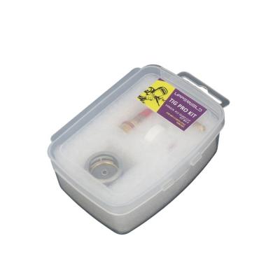 Cina Kit di coppe di vetro Pyrex per lenti a gas per la collezione 2.4 mm Chiara per WP17 18 26 Torcia di saldatura in vendita