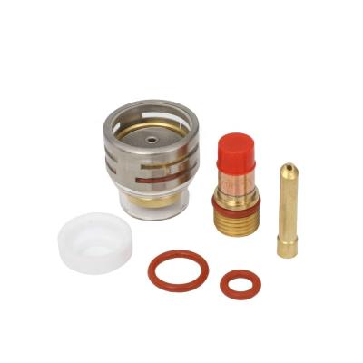 Cina WP17 18 26 Tig Consumabili Torcia 14 54NQCN Lenti a gas Cuneo Collezione Pyrex Glass Cup Kit in vendita