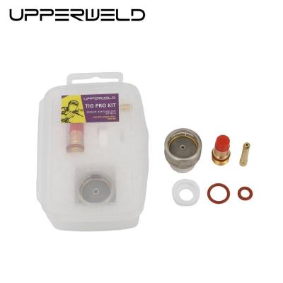 Cina WP17 18 26 Tig Consumabili Torcia 14 54NQCN Lenti a gas Cuneo Collezione Pyrex Glass Cup Kit in vendita