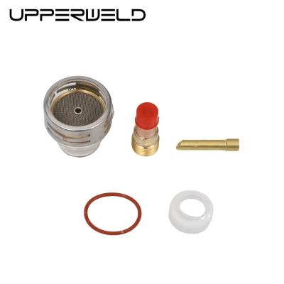 Cina WP17 18 26 Tig Consumabili Torcia Lenti a gas Wedge Collect Pyrex Glass Cup Kit 0.05kg 2.4mm in vendita