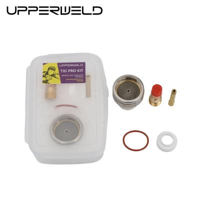 Cina WP17 18 26 Tig Consumabili Torcia Lenti a gas Wedge Collect Pyrex Glass Cup Kit 0.05kg 2.4mm in vendita