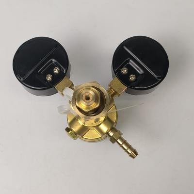 China Op maat gemaakte ondersteuning OBM Argon/CO2-gasregulator voor het lassen en snijden van dubbele gauges Te koop