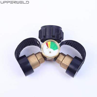 Cina Serbatoio di propano esterno Y-splitter con indicatore di livello e presa di filo QCC-1 in vendita