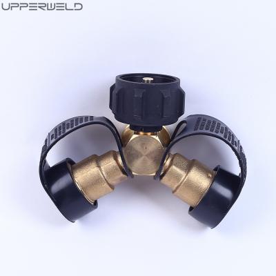 Cina Serbatoio di propano esterno Y-splitter con indicatore di livello e presa di filo QCC-1 in vendita