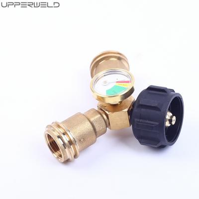 Cina Serbatoio di propano esterno Y-splitter con indicatore di livello e presa di filo QCC-1 in vendita
