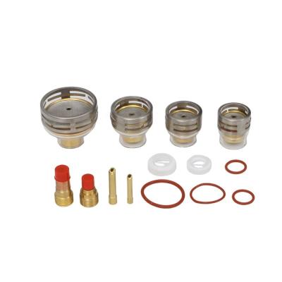 Cina OEM Customized TIG Accessori Gas Lens Wedge Collect e Ceramica Tig Saldatura Coppa Set in vendita