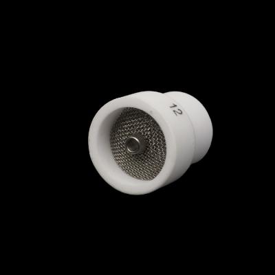 Cina 0.05kg Vetro 2,4 mm WP17 18 26 12 53NQCN Tazze di saldatura in ceramica per lampadine a tig in vendita
