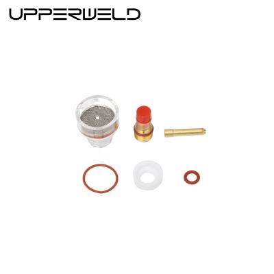 Cina Grandi champagne Clear Nozzle Kit WP17 18 26 Gas Lens Wedge Collect per consumabili Tig in vendita