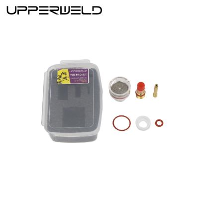 Cina Grandi champagne Clear Nozzle Kit WP17 18 26 Gas Lens Wedge Collect per consumabili Tig in vendita