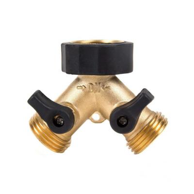 Китай Настройка 4 Way Brass Hose Splitter Connect Fittings Garden Hose Adapter Connector продается
