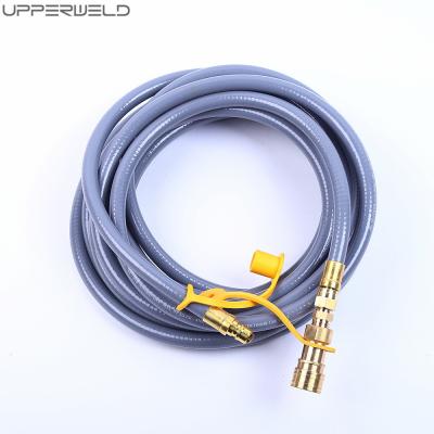 Cina OEM personalizzato UP008-010 tubo di gas naturale da 3/8 pollici tubo di gas propano con kit di tubature Quick Connect in vendita