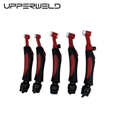Cina OEM supportato UPPERWELD WP9 /20 17/18/26 TIG corpo di torcia di saldatura con lunghezza del cavo 5m in vendita