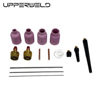 Cina Migliora la tua torcia di saldatura TIG con WP9 20 Nozzolo in ceramica e kit di consumo di lenti a gas in vendita