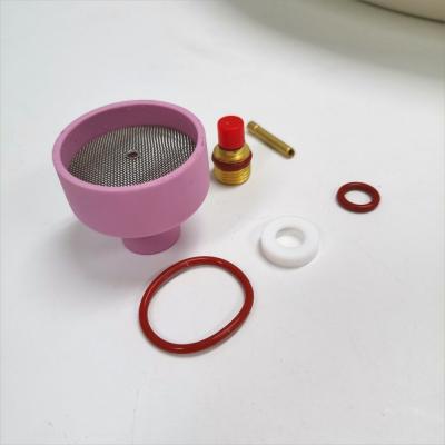 中国 溶接タッチ 53NACN WP9 20 セラミックノズルキット ガスレンズ クイーン Tig消耗品のための収集 販売のため