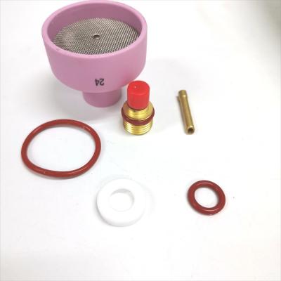 中国 溶接タッチ 53NACN WP9 20 セラミックノズルキット ガスレンズ クイーン Tig消耗品のための収集 販売のため