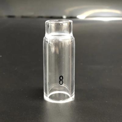 Cina Supporto OEM UPPERWELD 10NQ-6 7 8 Nozzolo di vetro trasparente Tig Accessori per la torcia di saldatura Tig in vendita