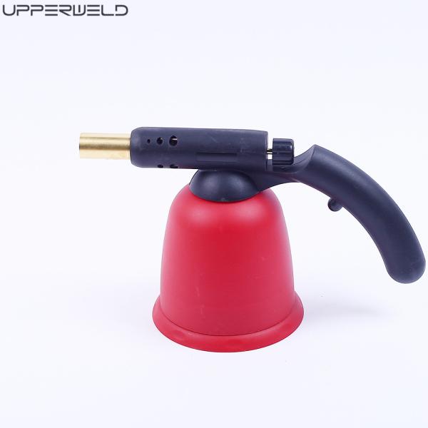 Quality Adjustable Flame Size Gas Hand Torch for BBQ Welding ABS Metal Type and 97.1g for sale