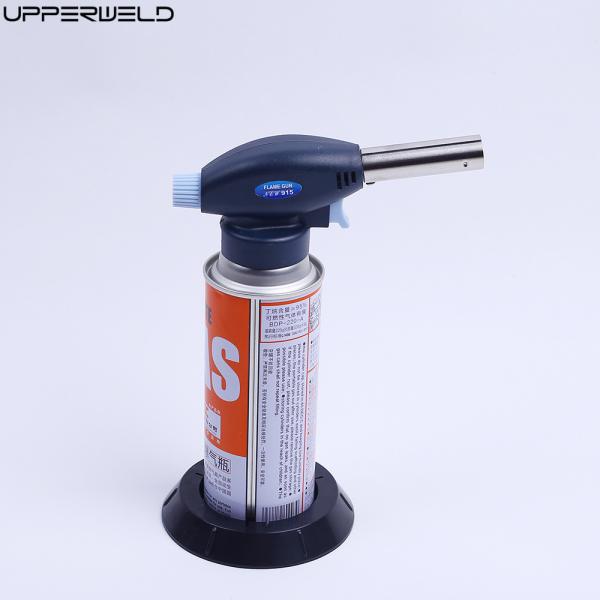 Quality Adjustable Flame Size Gas Hand Torch for BBQ Welding ABS Metal Type and 97.1g for sale