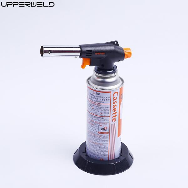 Quality Adjustable Flame Size Gas Hand Torch for BBQ Welding ABS Metal Type and 97.1g for sale